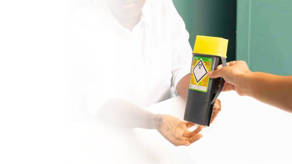 Sharpsafe Recycled Sharps Containers - Vernacare