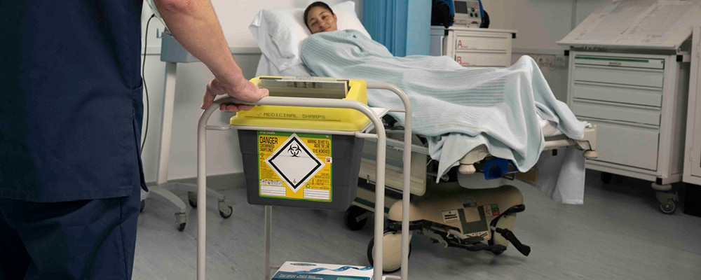 How to prevent needlestick injuries with Near Patient Sharps Disposal ...